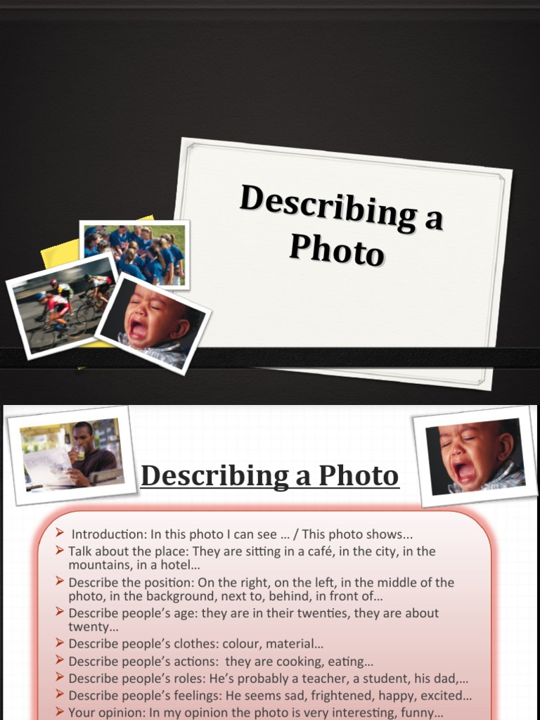 Describing A Picture | PDF