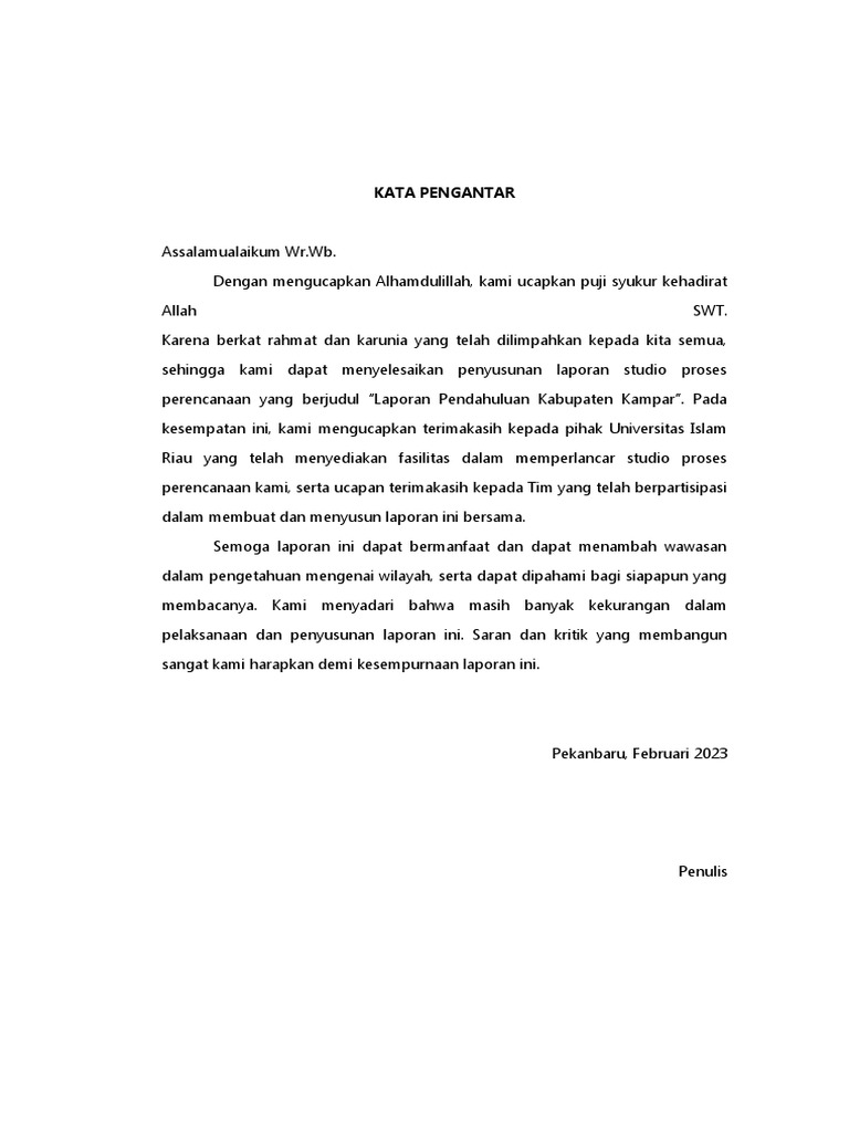 Lapdal Kabupaten Kampar | PDF