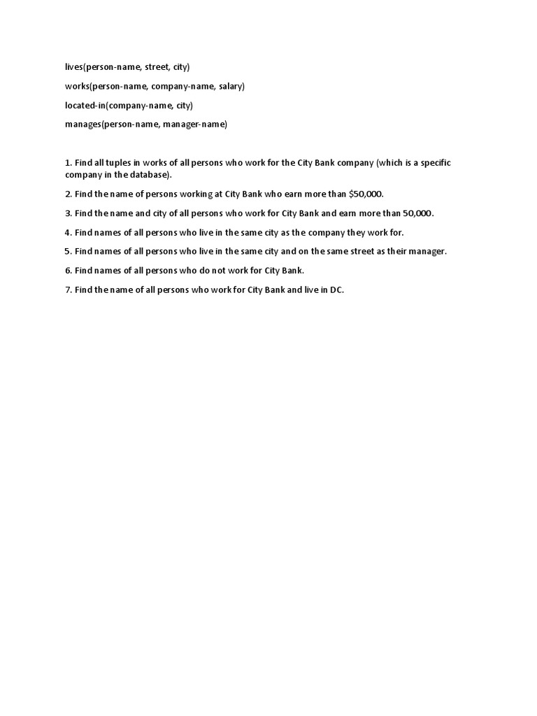Rel Alg Tutorial 3 | PDF | Information Technology Management | Software ... Rel Alg Tutorial 3 | PDF | Information Technology Management | Software ...