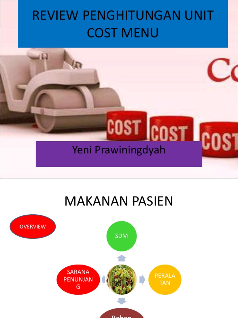 Penghitungan Food Cost Makanan Pasien | PDF