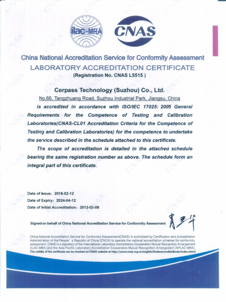 Cerpass+SZ CNAS+2018-2024+EN | PDF