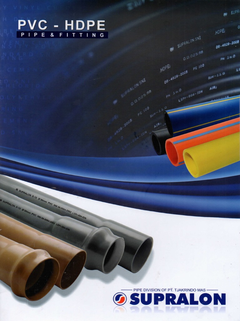 Brosur Sertifikat Pipa Hdpe Gip Acessories PDF | PDF