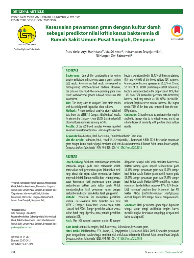 Admin, 016 - 1038 - Putu Yoska Arya Harindana - Galley PDF | PDF | Pathology | Medicine