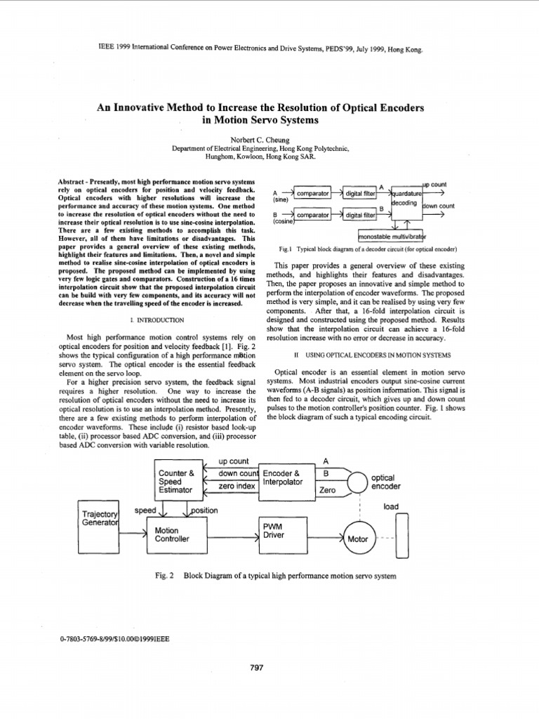 Increase Resolution of Optical Encoders | PDF | Analog To Digital ...