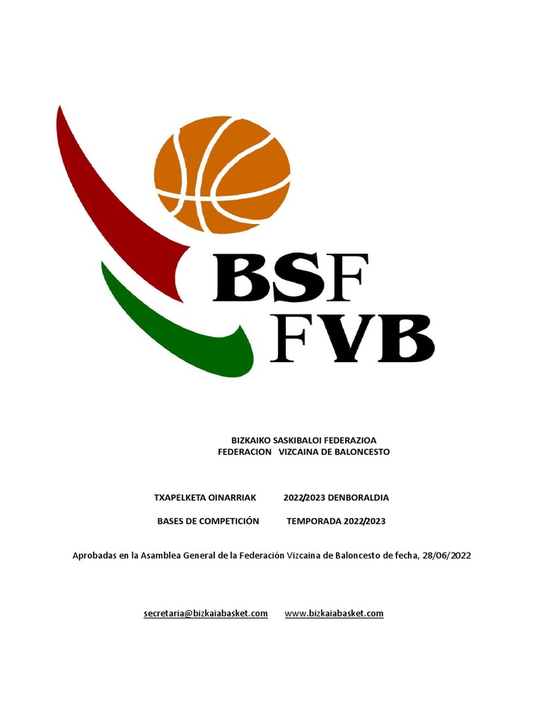 Bases de Competición 2022/2023 Baloncesto | PDF