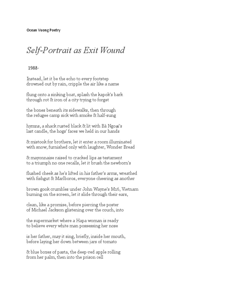 Ocean Vuong Poetry | PDF