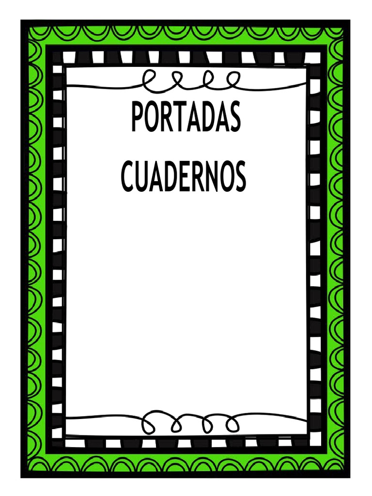 Portadas Cuadernos | PDF