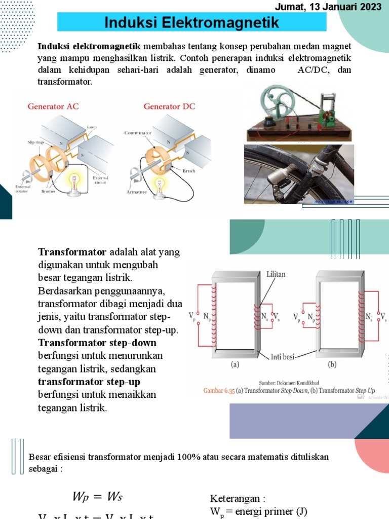 Induksi Elektromagnetik & Transformator | PDF