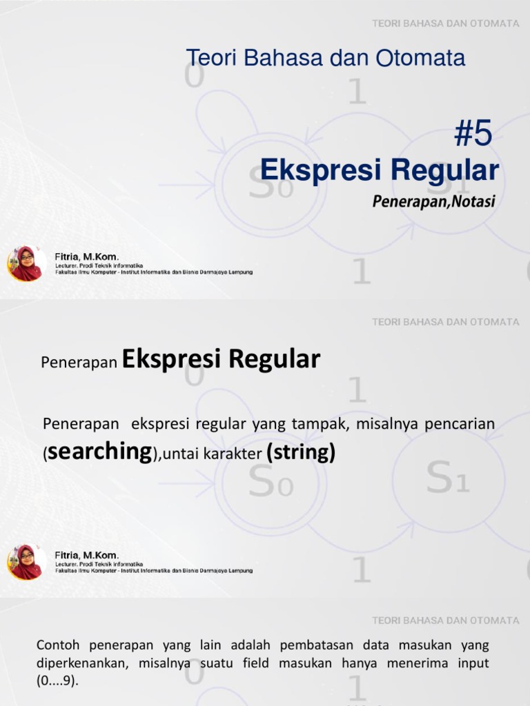 05 Ekspresi Regular | PDF