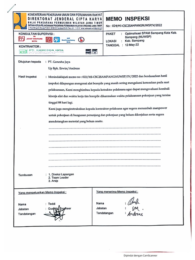 Contoh Memo | PDF
