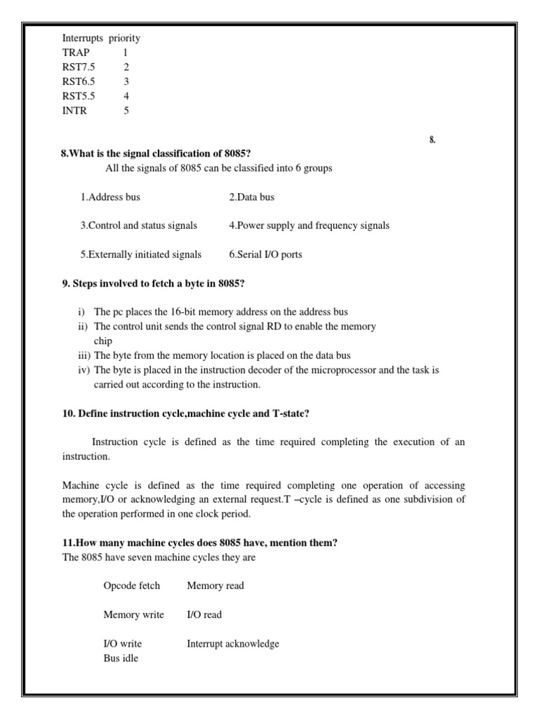 8085 Microprocessor Guide | PDF | Input/Output | Central Processing Unit