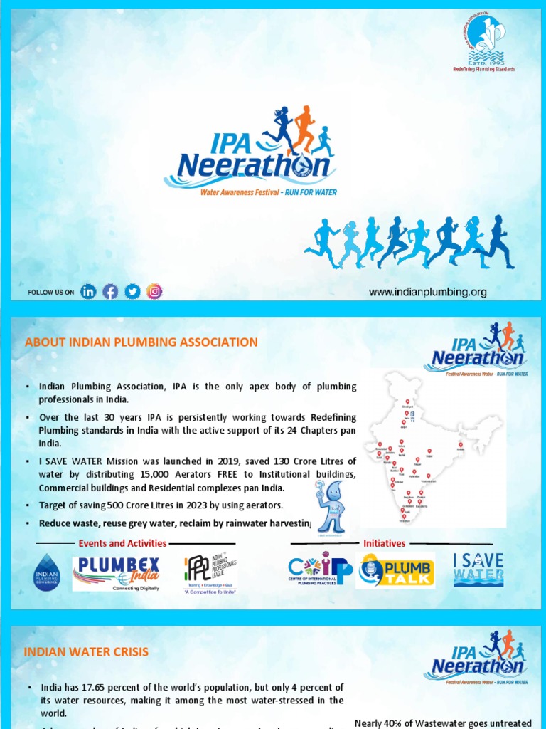 IPA Neerathon - Employee Engagement | PDF | Water | Water Management