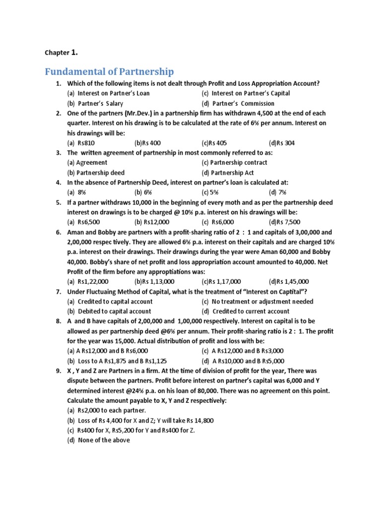 Chapter 1 | PDF | Goodwill (Accounting) | Debits And Credits