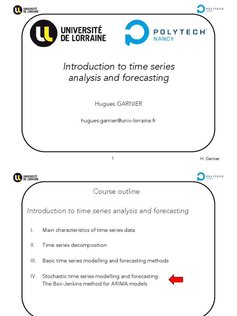 C TSAF Box Jenkins - Method | PDF | Autoregressive Integrated Moving ...