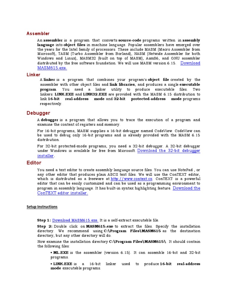 Instructions | PDF | Assembly Language | Application Software