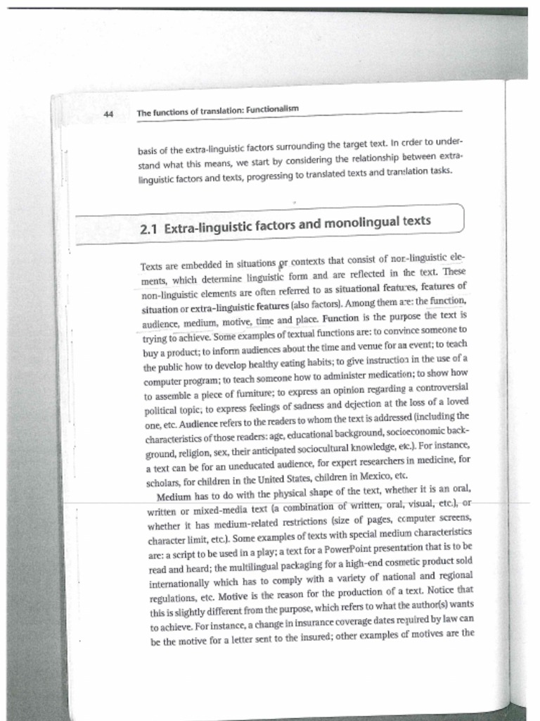 Fundamentals of Translation | PDF