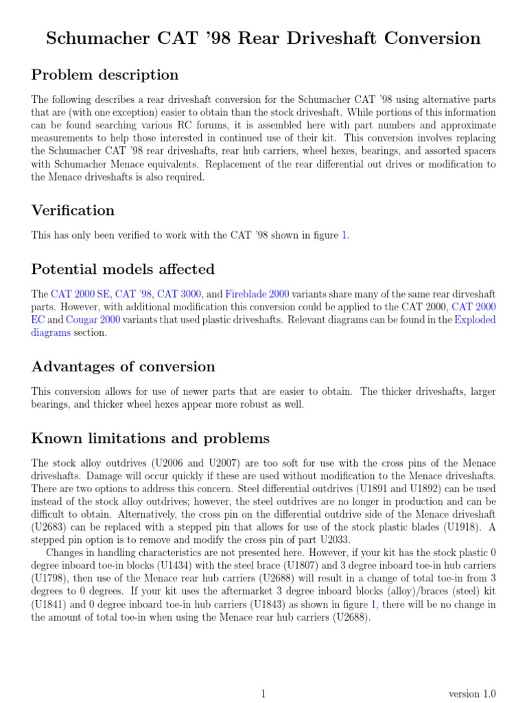 Cat 98 | Download Free PDF | Axle | Bearing (Mechanical)