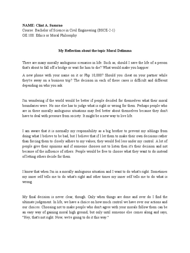 Ethics Final Exam | Download Free PDF | Morality | Applied Ethics