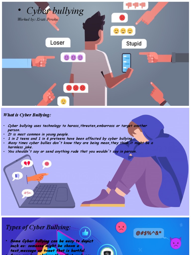 Cyber Bullying: Presentation Title | Download Free PDF | Cyberbullying ...