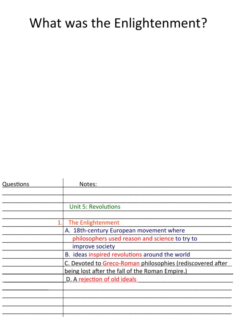 Introduction To Enlightenment Philosophers | PDF | Age Of Enlightenment ...