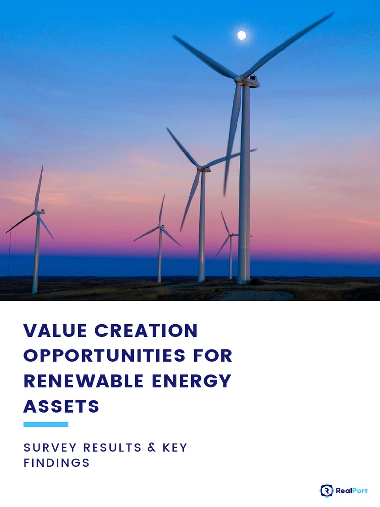 Value Creation Opportunities For Renewable Energy | PDF | Market ...