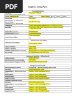 Employee Take-On Form (AVI - New) | PDF | Pension | Salary