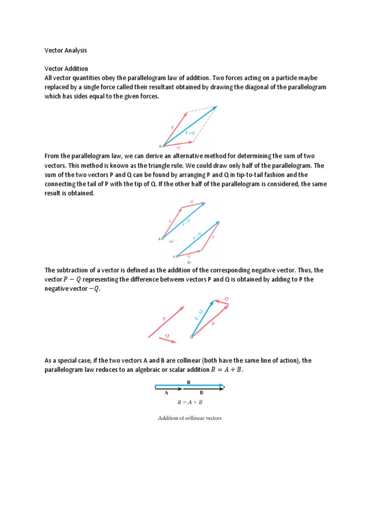 Lecture Notes 3 - Vector Analysis | PDF Lecture Notes 3 - Vector Analysis | PDF