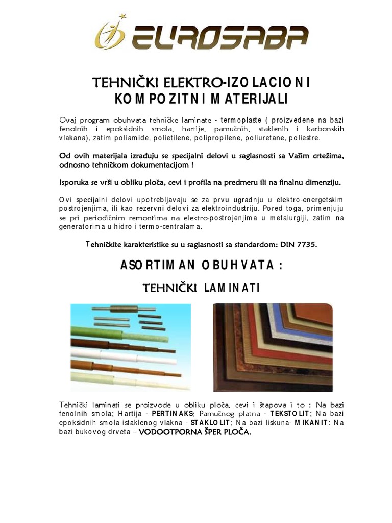 Tehnicki Laminati | PDF