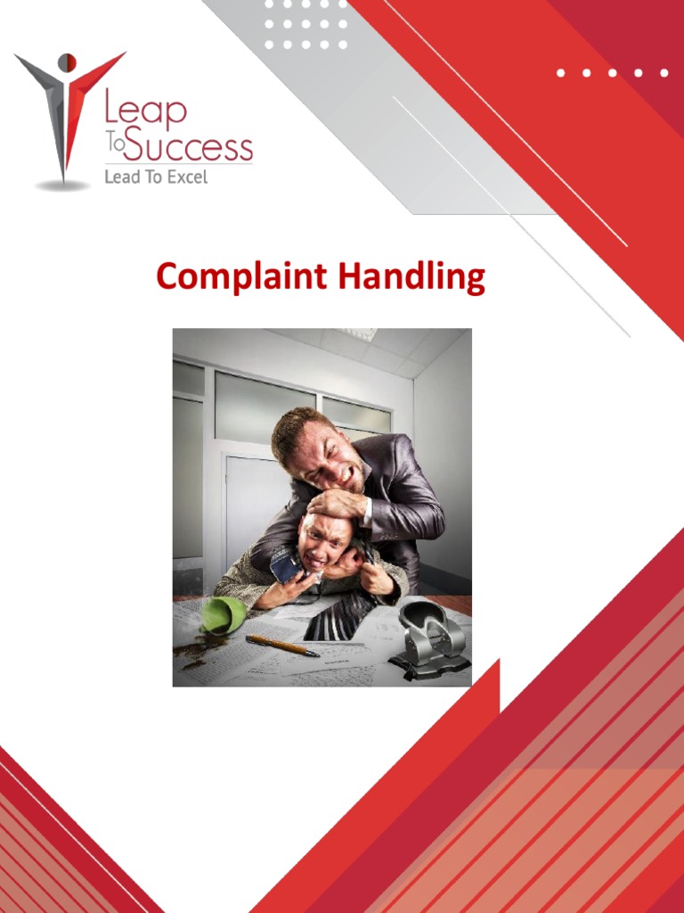 Outline - Complaint Handling | PDF | Experience | Methodology