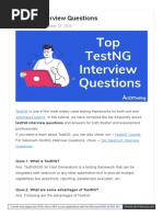 TestNG Interview Questions PDF | PDF | Parameter (Computer Programming ...