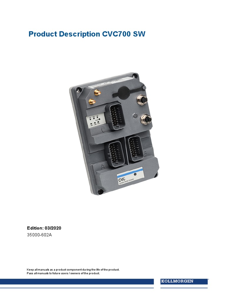 Product Description CVC700 SW: Edition: 03/2020 | PDF | Computer Network | World Wide Web