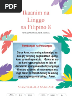 Mga Transitional Devices Sa Filipino | PDF