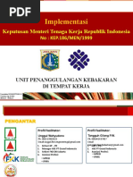 Kemenaker No Kep 186 Men 1999 Tentang Unit Penanggulangan Kebakaran Di Tempat Kerja | PDF ...