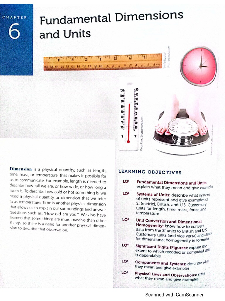 Chapter 6 - Fundamental Dimensions and Units | PDF