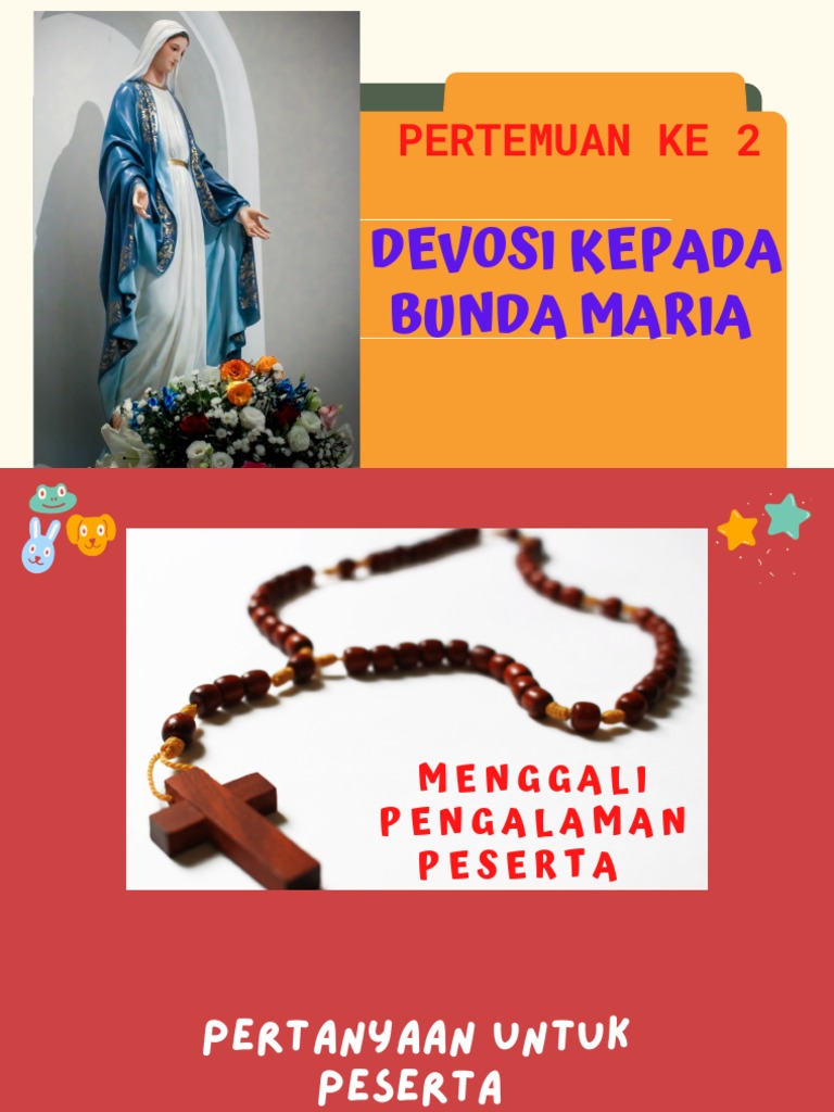 Devosi Kepada Bunda Maria PDF | PDF | Ilmu Sosial | Agama & Spiritualitas