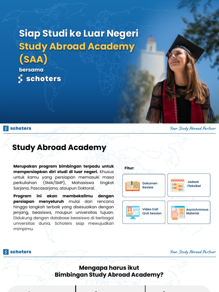 Bimbingan Studi Luar Negeri Schoters | PDF