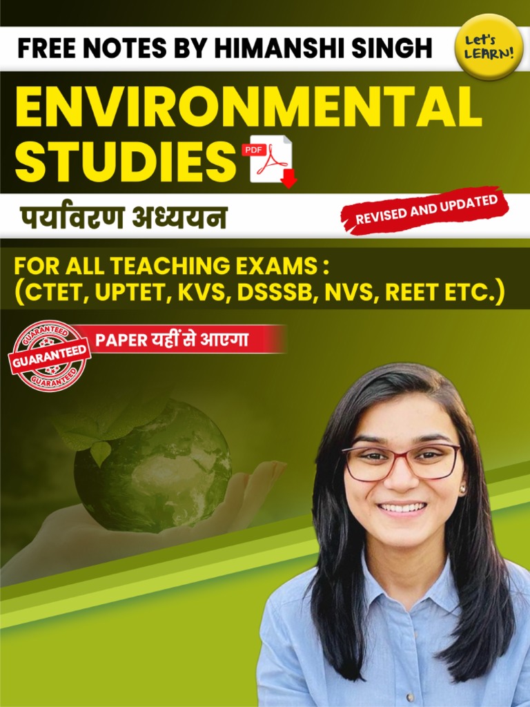 Environmental Studies Free Notes by Himanshi Singh PDF | PDF