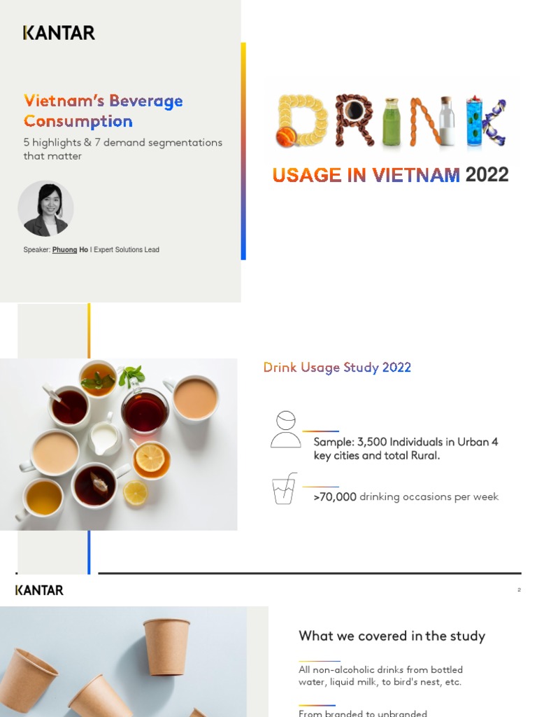 Kantar Report Drink Usage Study EN | PDF | Drink | Tea