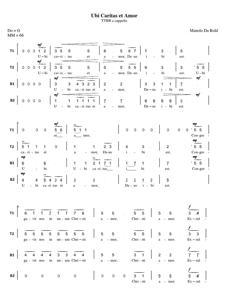 Ubi Caritas Et Amor - Manolo Da Rold | PDF | Théorie (échecs) | Échecs