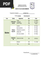Formato Tabulacion-Pruebas-Diagnosticas-Espanol-y-Matematicas | PDF