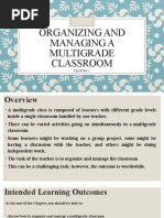 Teaching Multigrade Classes | PDF