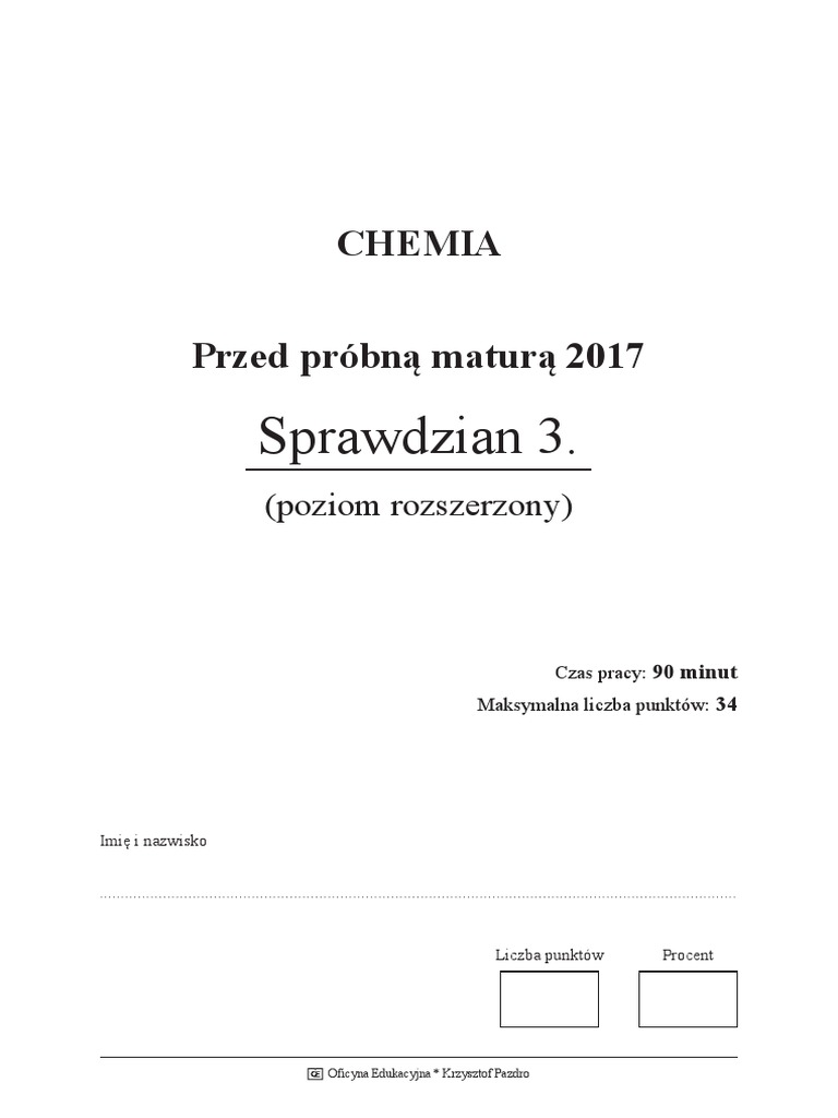Pazdro Przed Probna Matura SPR 3 2017 PDF | PDF