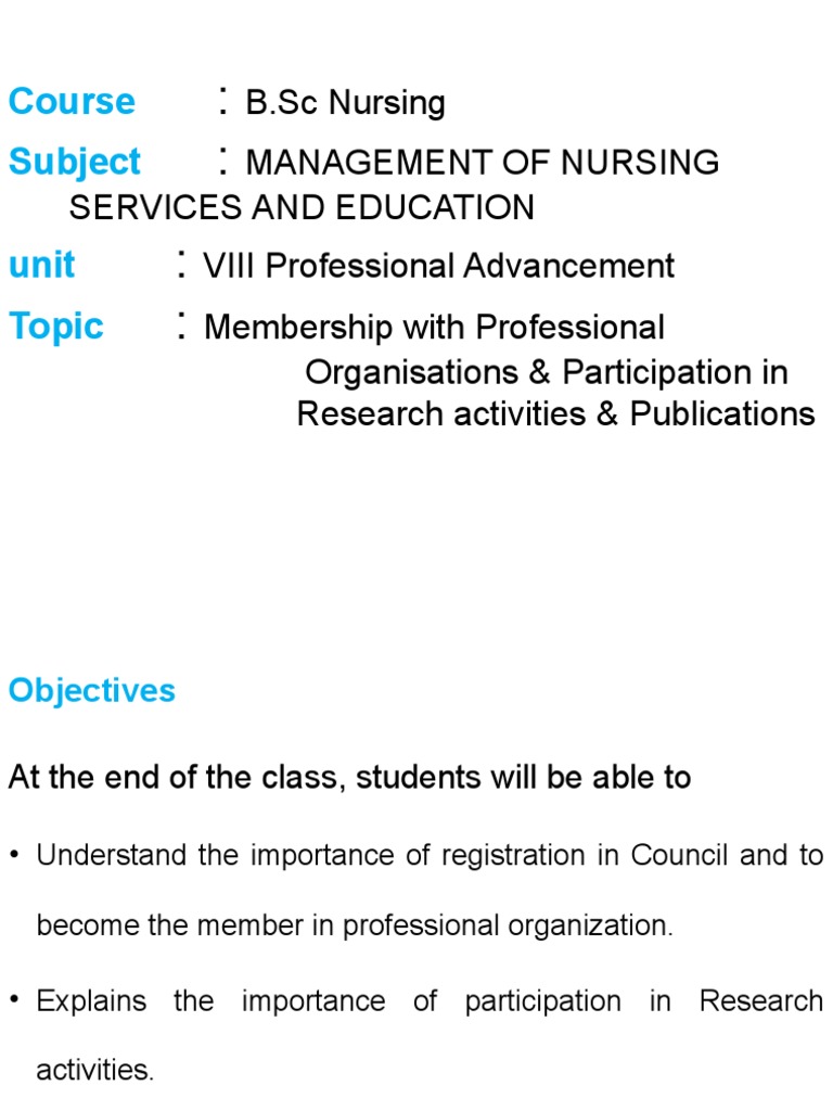 Membership With Professional Organization | PDF | Academic Journal ...