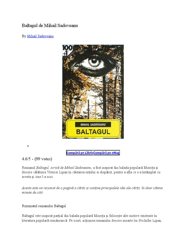 Baltagul | PDF