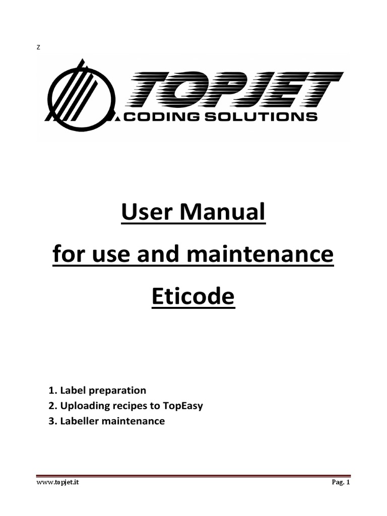 Manuale Operatore ENG | PDF | Computer File | Printer (Computing)
