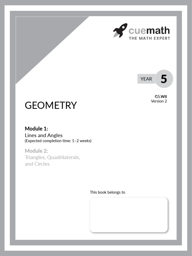 G5 W8 Geometry PDF | PDF | Angle | Perpendicular