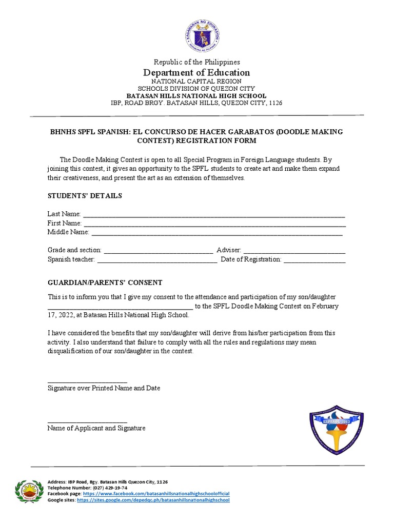 Registration-Form-format-for-all-contests (1) | PDF