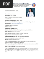 Student-Profile-Template | PDF