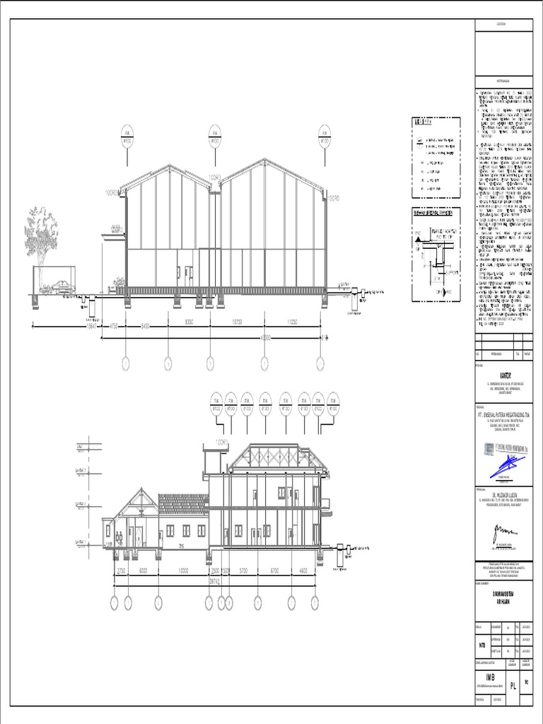 PL-102 Diagram Sistem Air Hujan | PDF