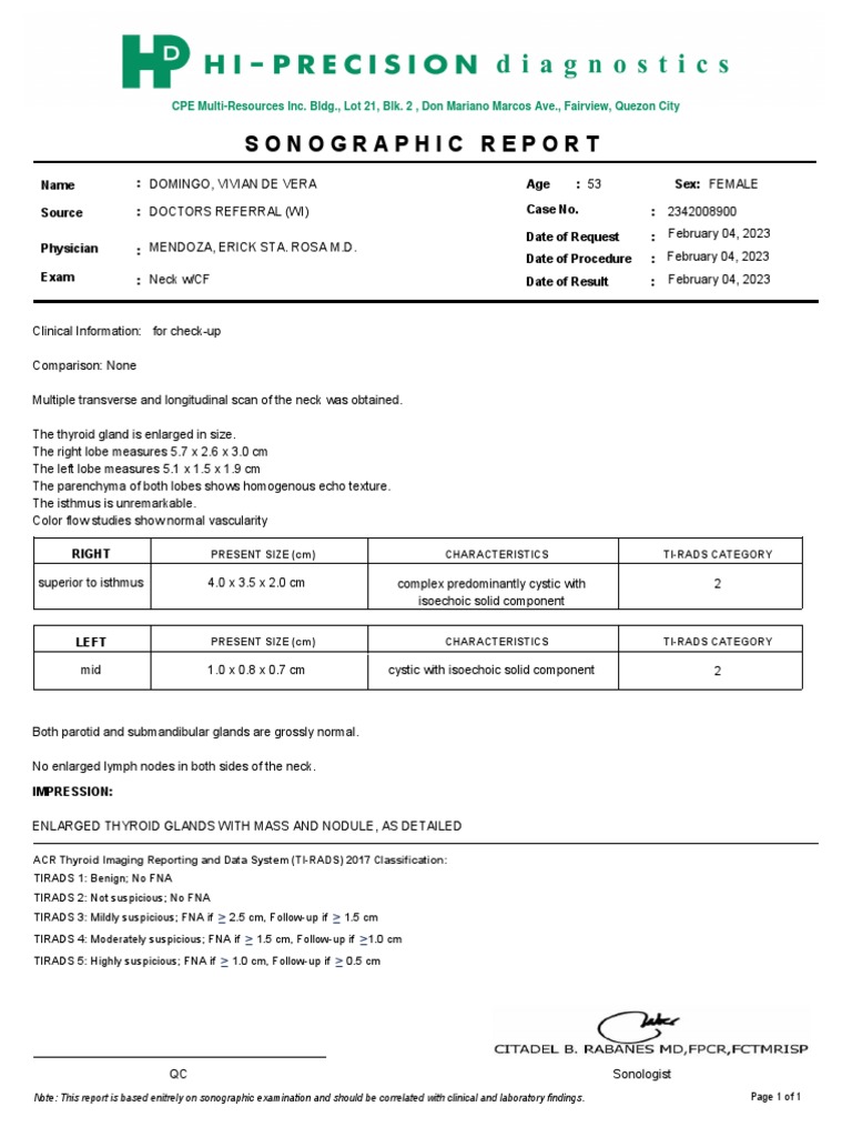 Ultrasound Neck | PDF | Anatomy | Organ (Anatomy)